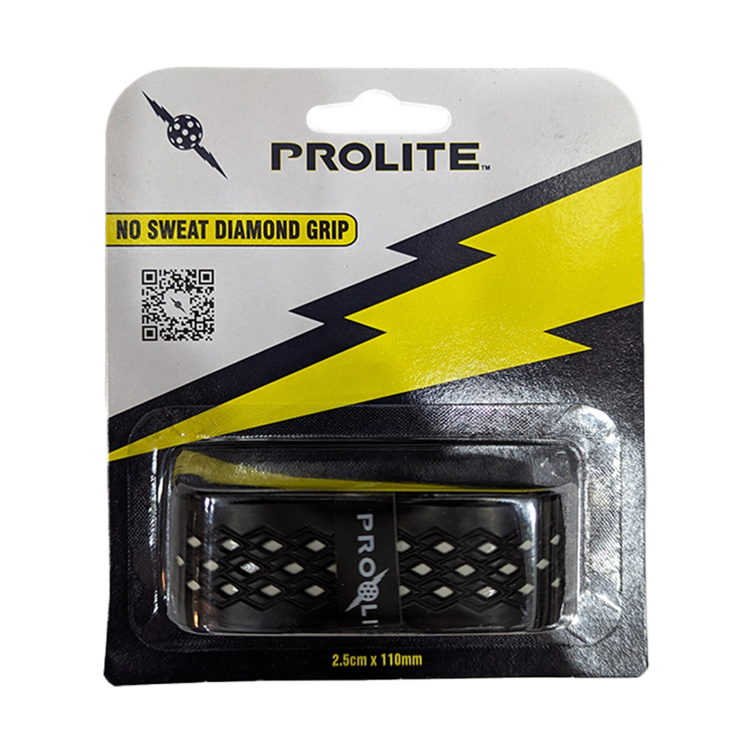 Prolite No Sweat Diamond Grip (Black with White) 1 Pack – SPORTSSHOP SG